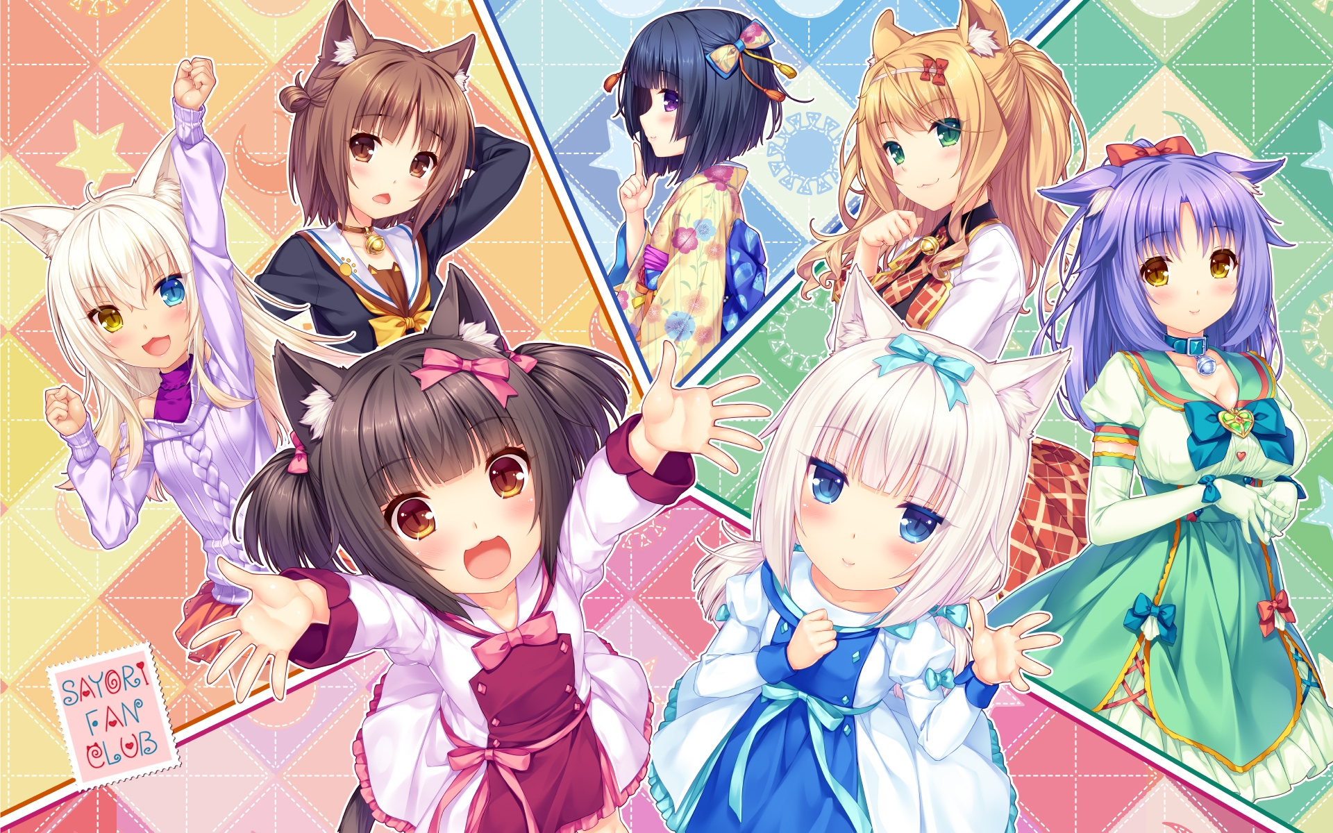 neko works sayori nekopara azuki chocola cinnamon (nekopara) coconut ...